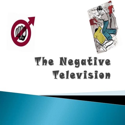 The negative television | PPTX | Crime & Harmful Acts to Individuals ...
