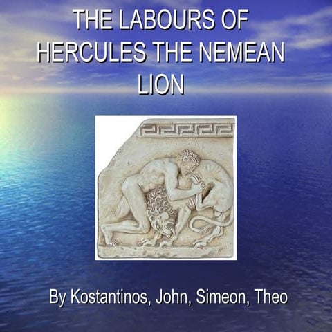 The nemean lion | PPT