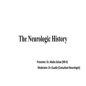 The Neurologic History.pptx