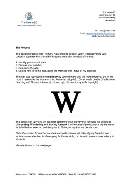 Wouter Kersten, Chief curiosity at The new abc