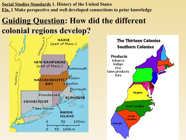 New England Colonies