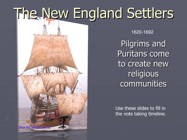 Key economic, political and social characteristics of the new england ...