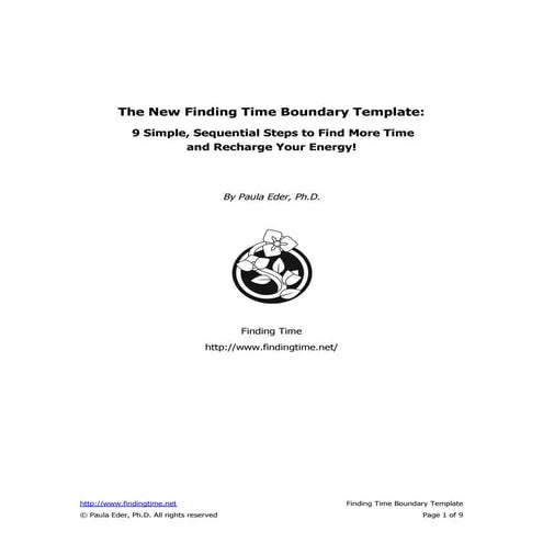 The newft boundarytemplate | PDF | Parenting Babies and Toddlers ...