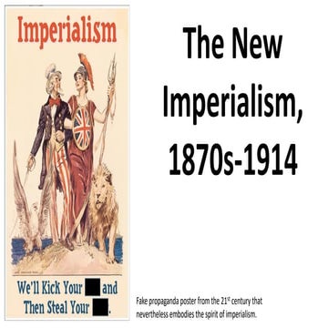 The New Imperialism.pdf | Arms & Ammunition | Sensitive Topics