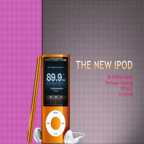 The New Ipod | PPTX