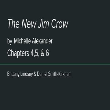 The New Jim Crow | PPTX | Debated Sensitive Social Issues | Sensitive ...