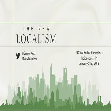 The New Localism: How cities can thrive in an age of populism | PDF