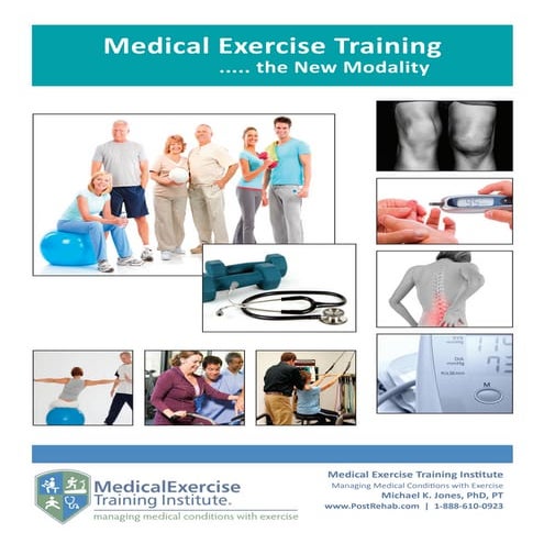 Medical Exercise Training: The New Modality | PDF