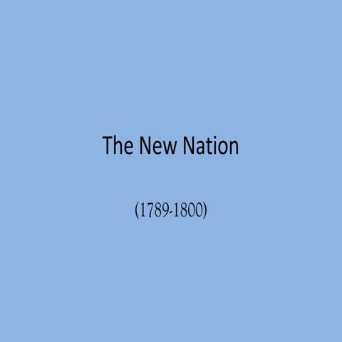 The new nation | PPT