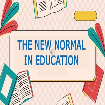 The New Normal in Education report_WENSLY S. TAGAPUEN.pptx
