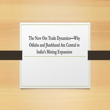 Breaking New Ground—Odisha’sCrusher Machines | PPTX