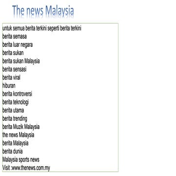 the news Malaysia.pptx