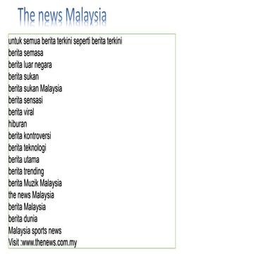 the news Malaysia.pptx