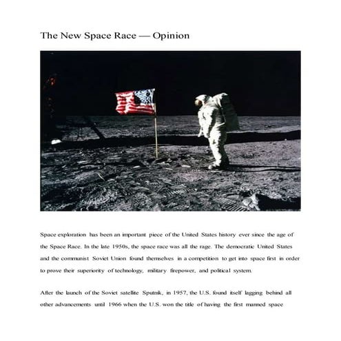 The new space race | PDF