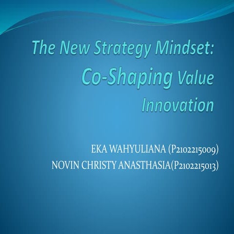 The new strategy mindset | PPTX