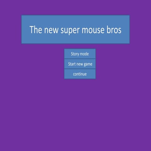 The new super mouse bros | PPTX | Action-Adventure Video Games | Video ...