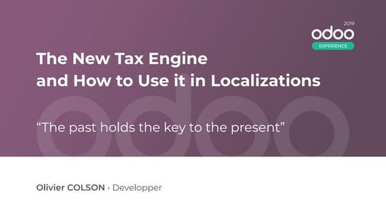 New Tax Engine | PPT