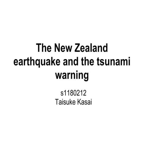 Deadly tsunamis cut path of devastation across Pacific | PPT