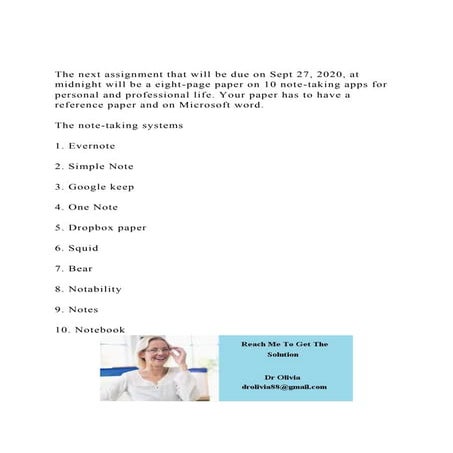 The next assignment that will be due on Sept 27, 2020, at midnig.docx