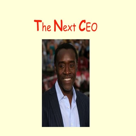 The next ceo | PPT