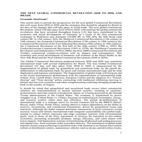 THE NEXT GLOBAL COMMERCIAL REVOLUTION (2030 TO 2050) AND BRAZIL.pdf
