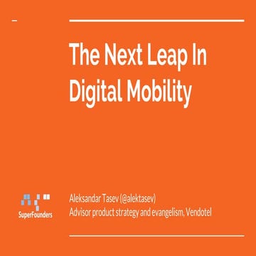 The next leap in digital mobility | PDF