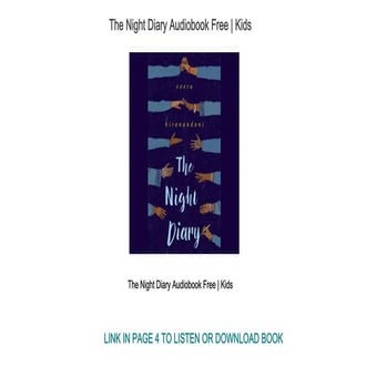 The Night Diary Audiobook Free | Kids | PDF