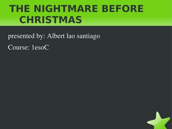 Nightmare before christmas | ODP