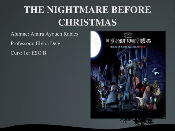 Nightmare Before Chirstmas David Almirall | PPT