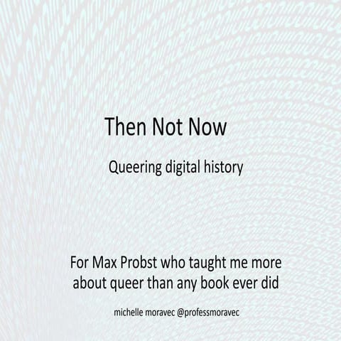 Then not now | PPTX