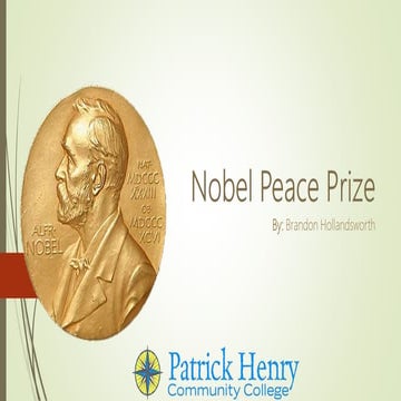 The Nobel Peace Prize | PPTX