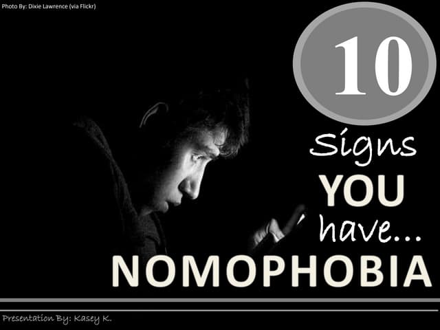 Nomophobia | PPTX