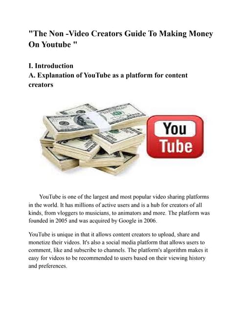 What is Youtube? | PDF