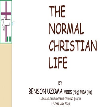 THE NORMAL CHRISTIAN LIFE.pptx