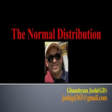 The Normal Distribution | PDF