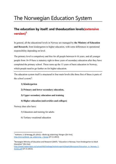 System of education in iceland | PPTX | Daycare and Pre-School | Parenting