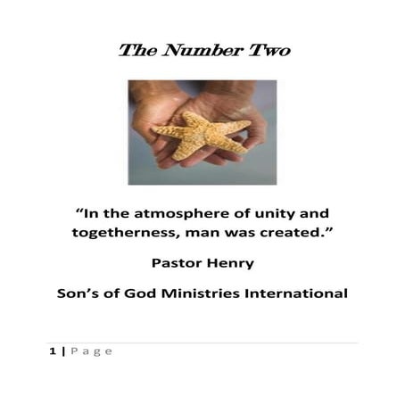 The Power of Unity and Agreement - Charles Curtis.pptx