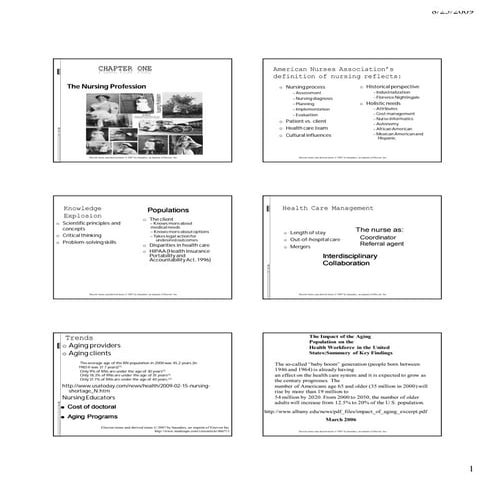 The Nursing Profession Chapter 01 Compatibility Mode | PDF