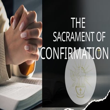 Catechism for the sacrament of confirmation | PPT