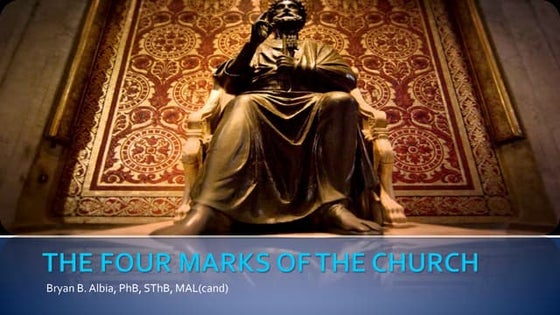 4. Fourmarks | PPT | Christianity | Religion & Spirituality