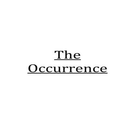 Questionnaire for The Occurrence | DOCX