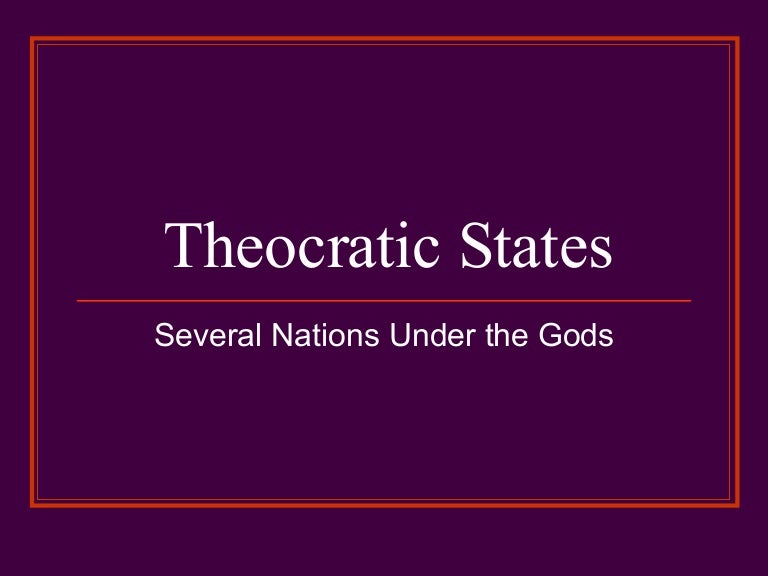 Theocratic States