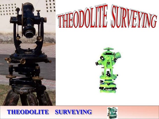 Theodolite angle measurement | PPT