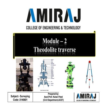 Theodolite surveying | PPT