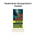 Theodore Boone: Kid Lawyer Book For Download