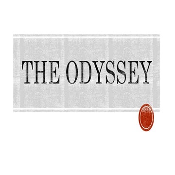 The odyssey viewing guide | DOC