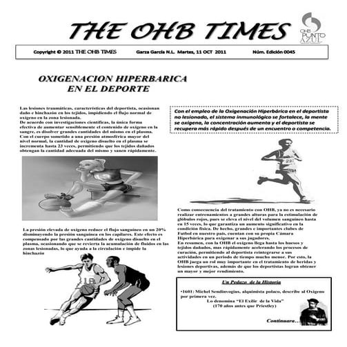 The ohb times 005 | PDF