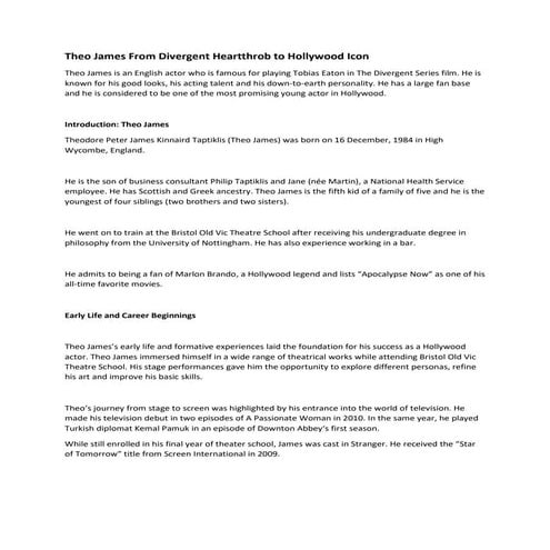 Theo James From Divergent Heartthrob to Hollywood Icon.docx