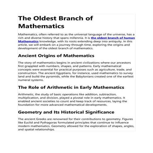 The Oldest Branch of Mathematics.pdf