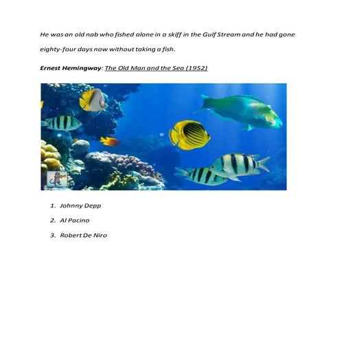 The old man and the sea | DOCX